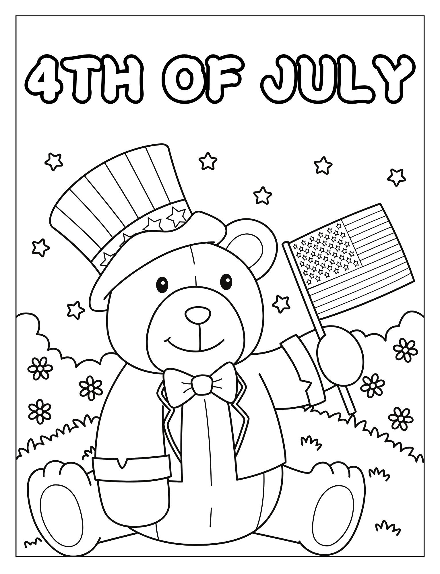 4th of July Coloring Pages – 17 Free Patriotic Printables for All Ages ...