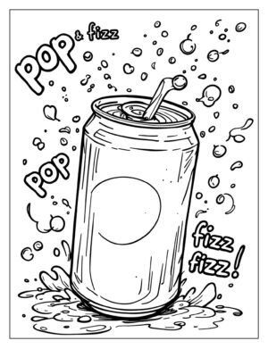 15 Free Soda Pop Coloring Pages (PDF Prinatables) - Freentable