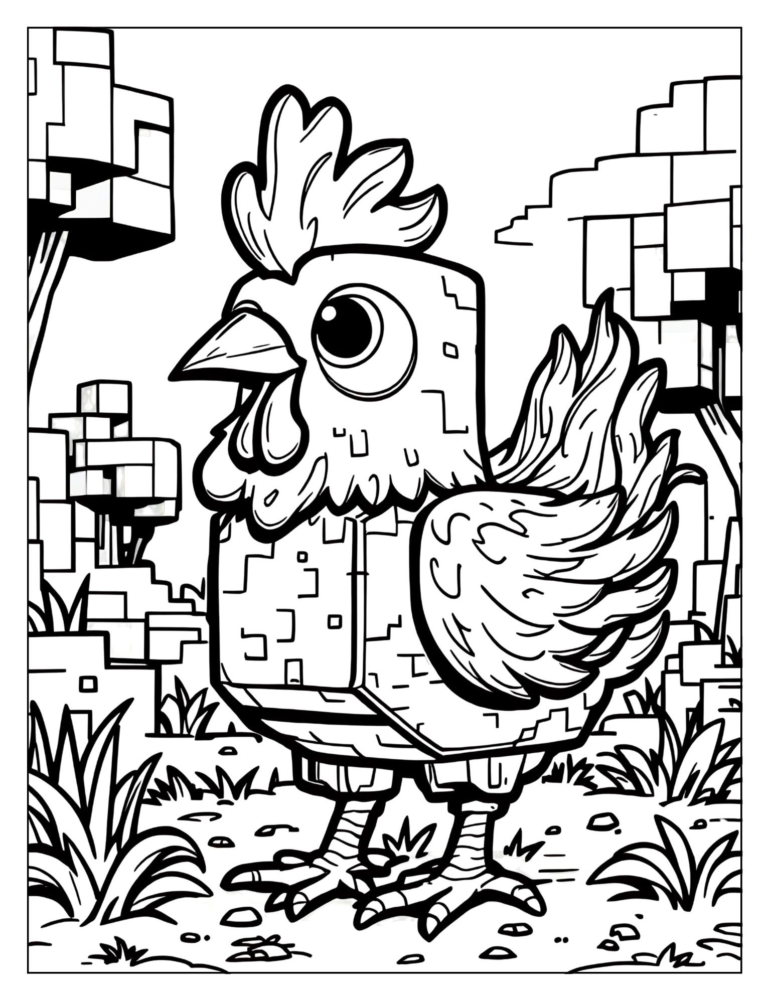 15 Minecraft Movie Coloring Pages (Free PDF Printables) - Freentable