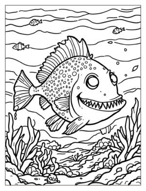 15 Free Angler Fish Coloring Pages (PDF Printables) - Freentable