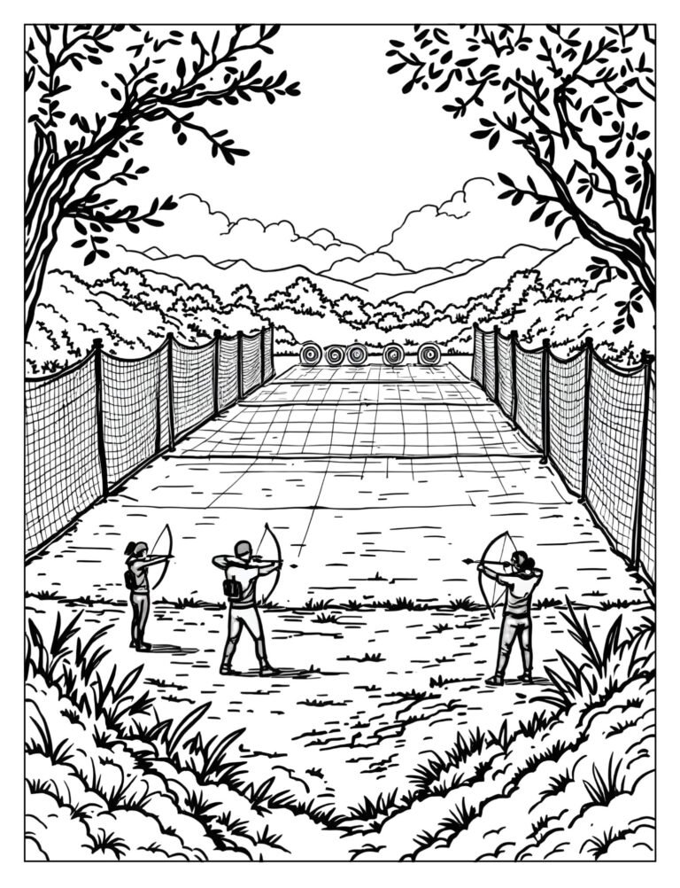 15 Free Archery Coloring Pages (PDF Printables) - Freentable