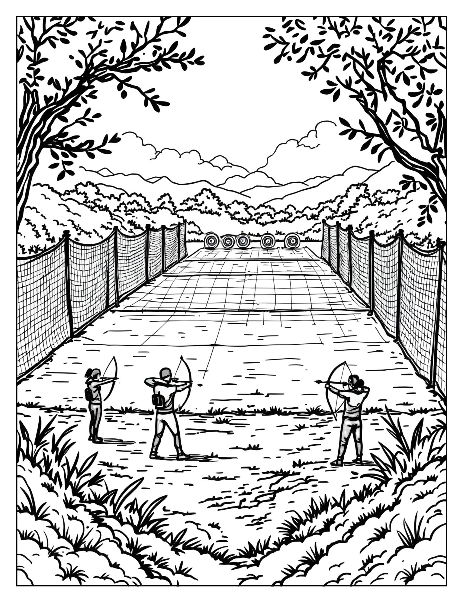 15 Free Archery Coloring Pages (PDF Printables) - Freentable