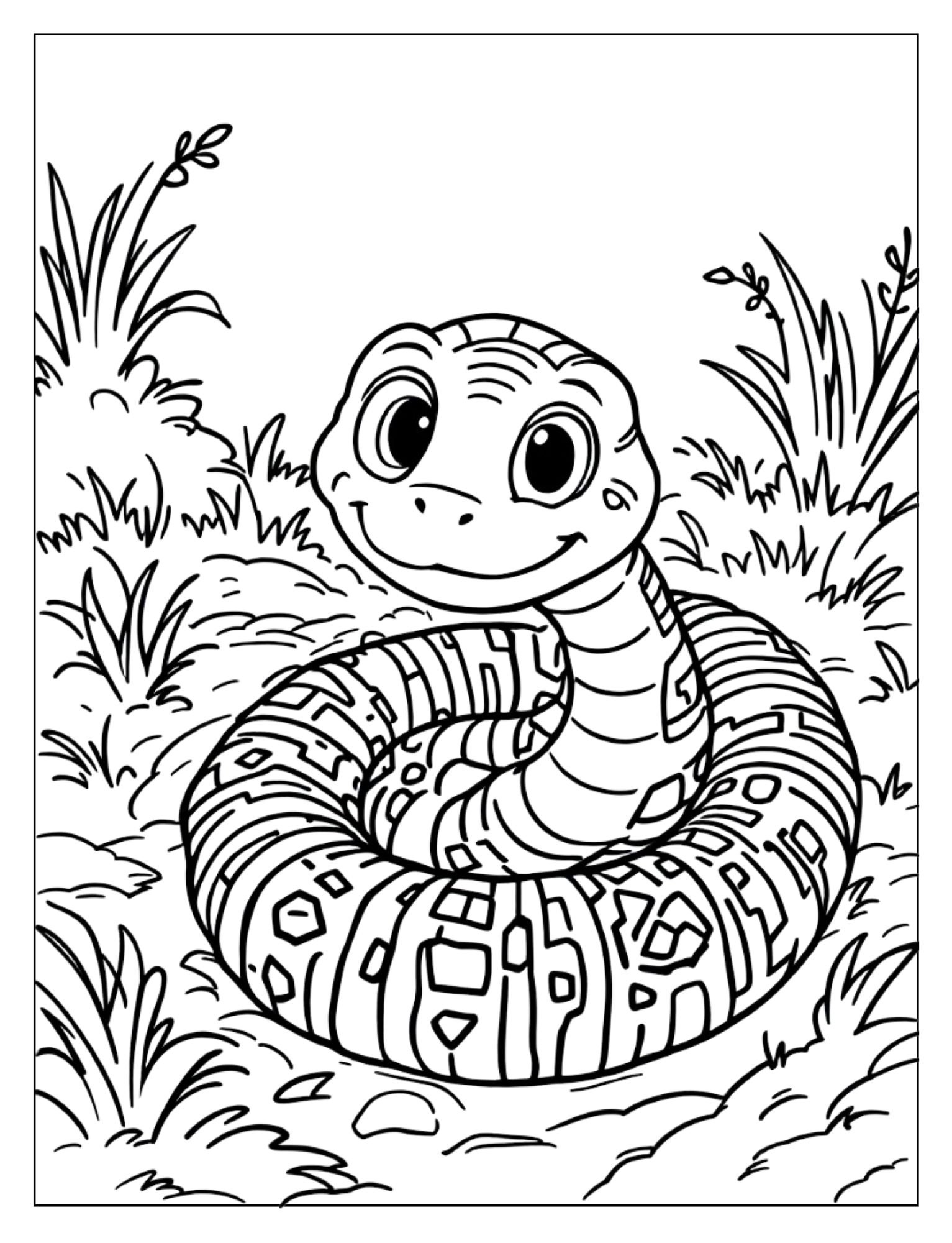 15 Free Ball Python Coloring Pages (PDF Printables) - Freentable