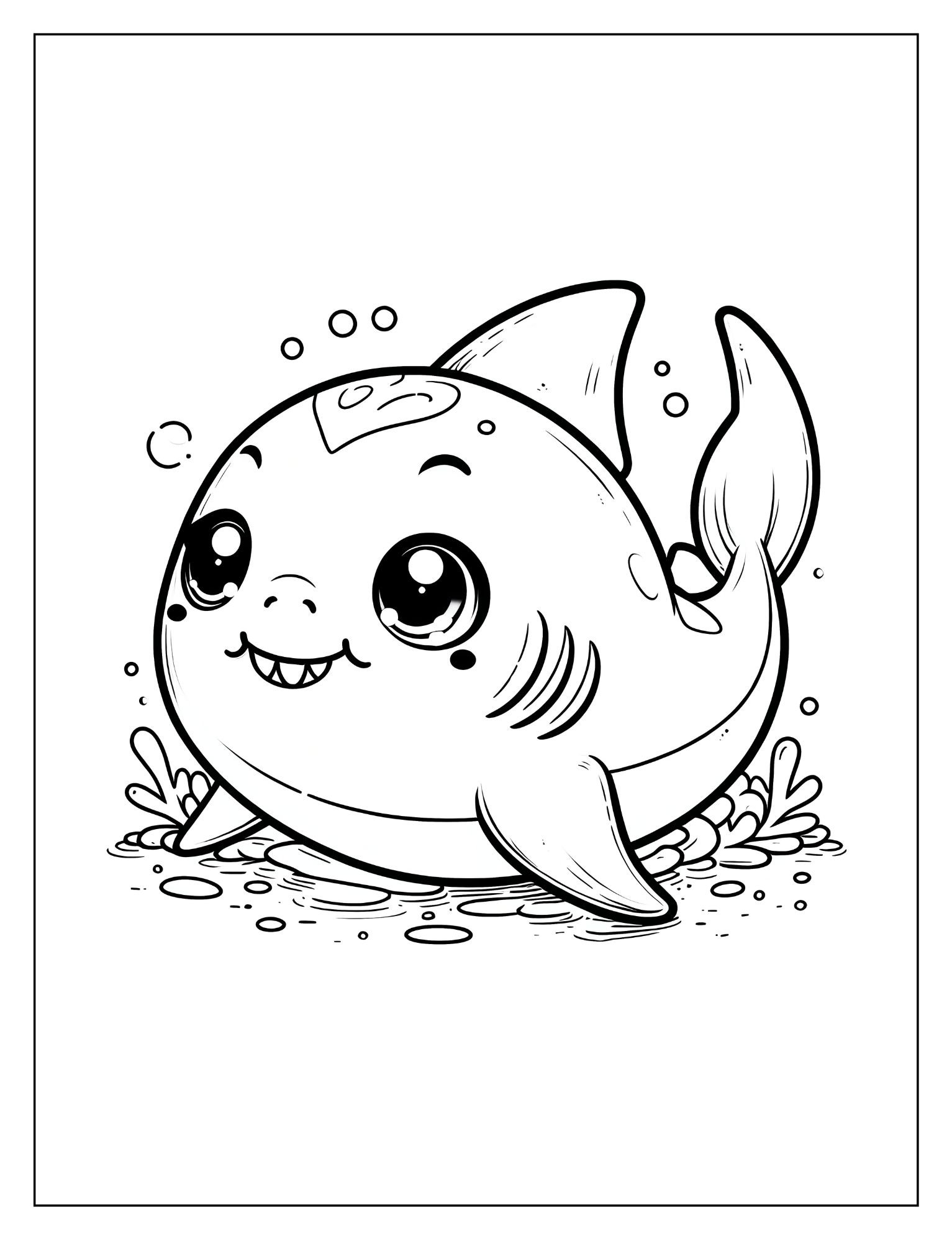 16 Baby Shark Coloring Pages: Fun for Kids and Family! - Freentable