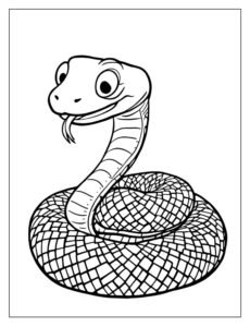 100 Free Printables Snake Coloring Pages - Freentable