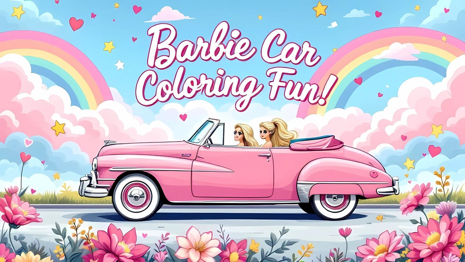 15 Barbie Car Coloring Page (Free PDF Printables) - Freentable