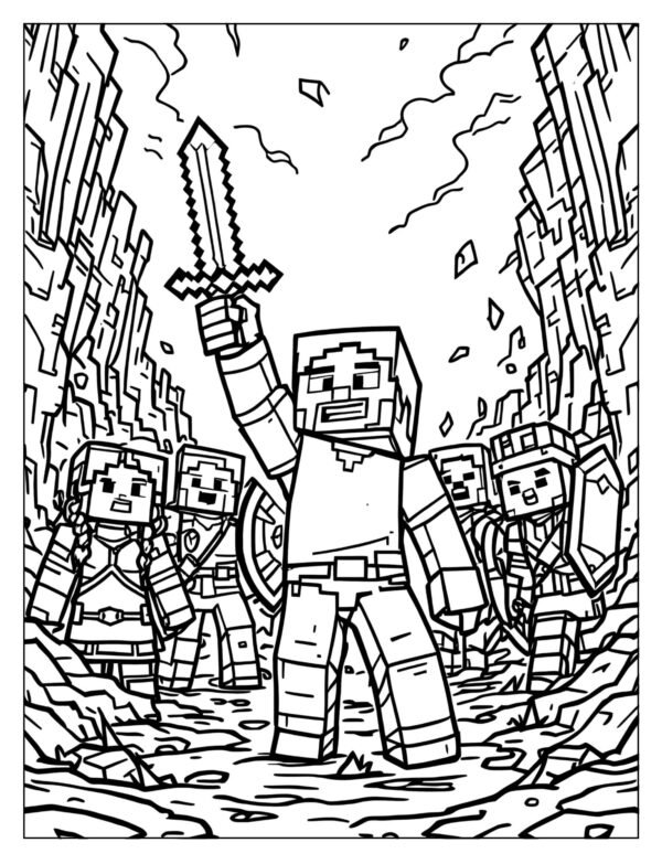 15 Minecraft Movie Coloring Pages (Free PDF Printables) - Freentable