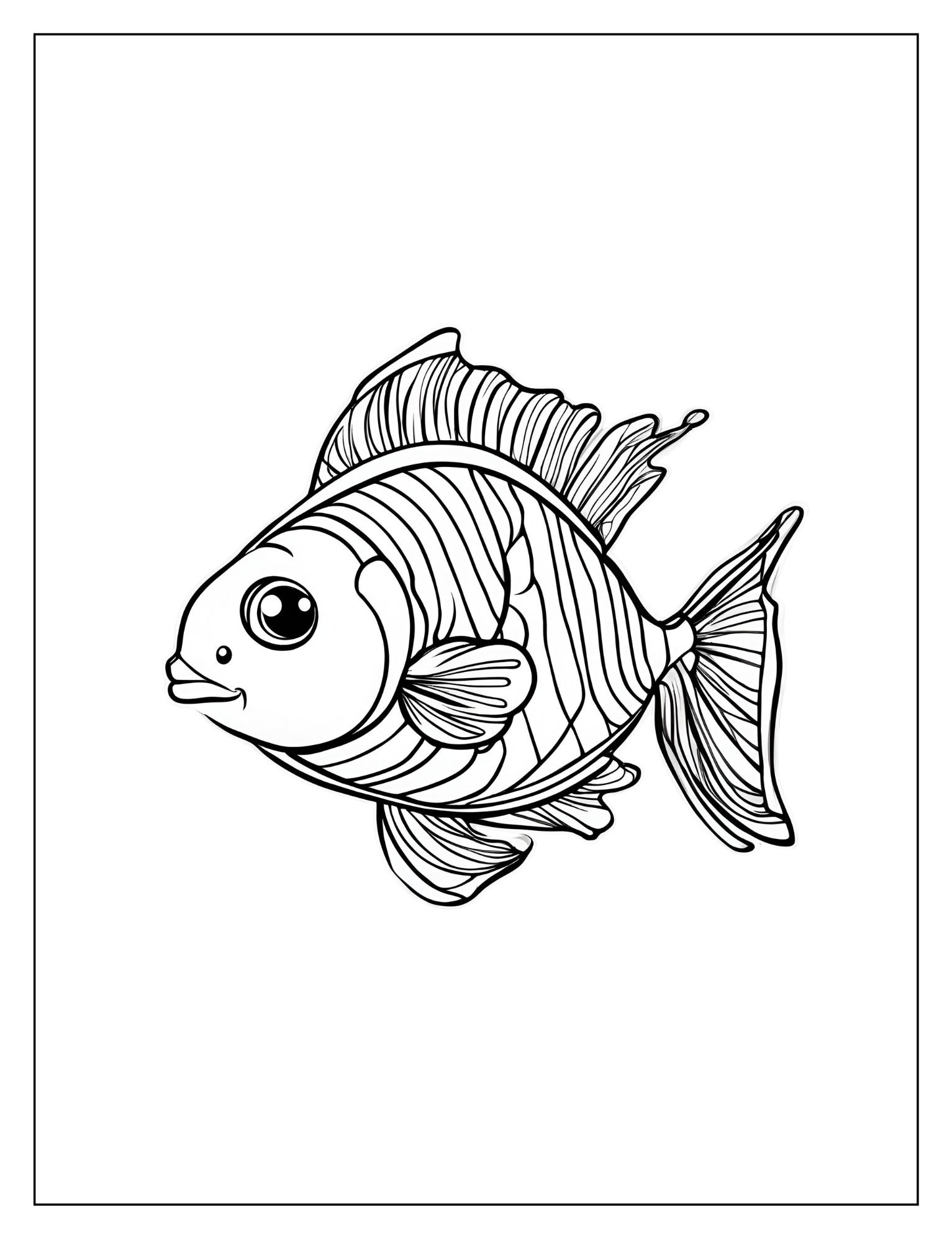20 Rainbow Fish Coloring Pages (Free PDF Printables) - Freentable