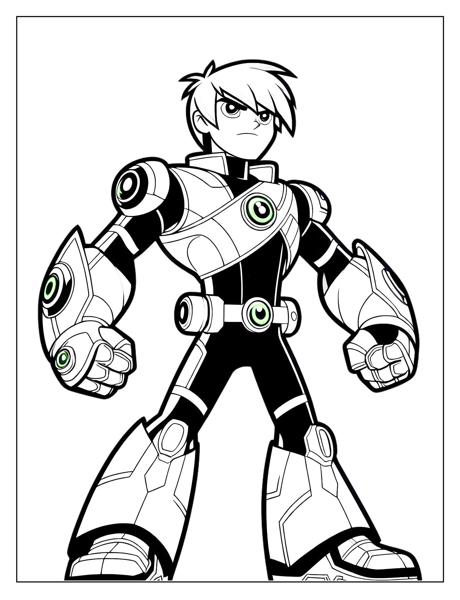 Ben 10 Coloring Pages – 16 Free Printables for Alien Transforming Fun ...
