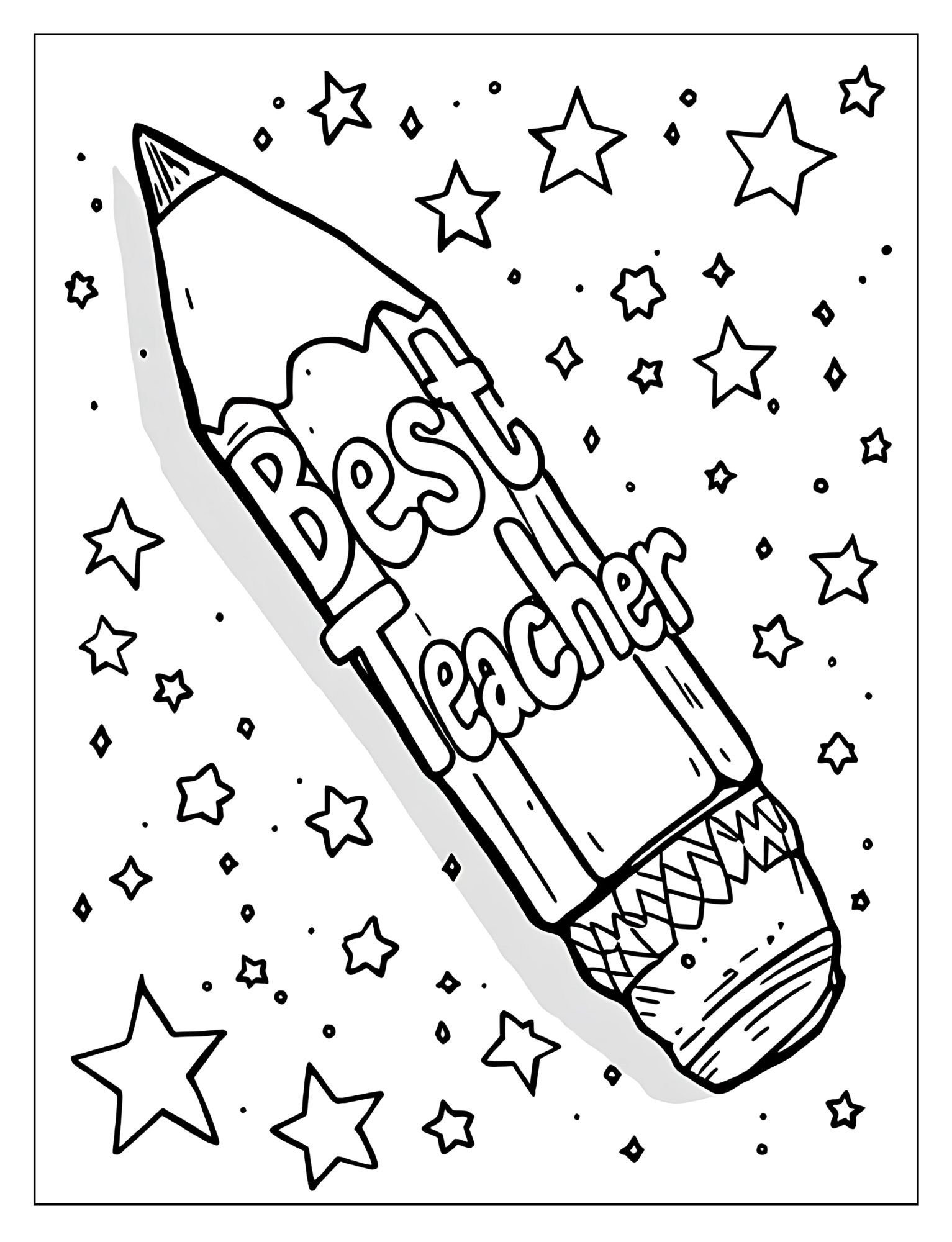 15 Best Teacher Coloring Pages (Free PDF Printable) - Freentable