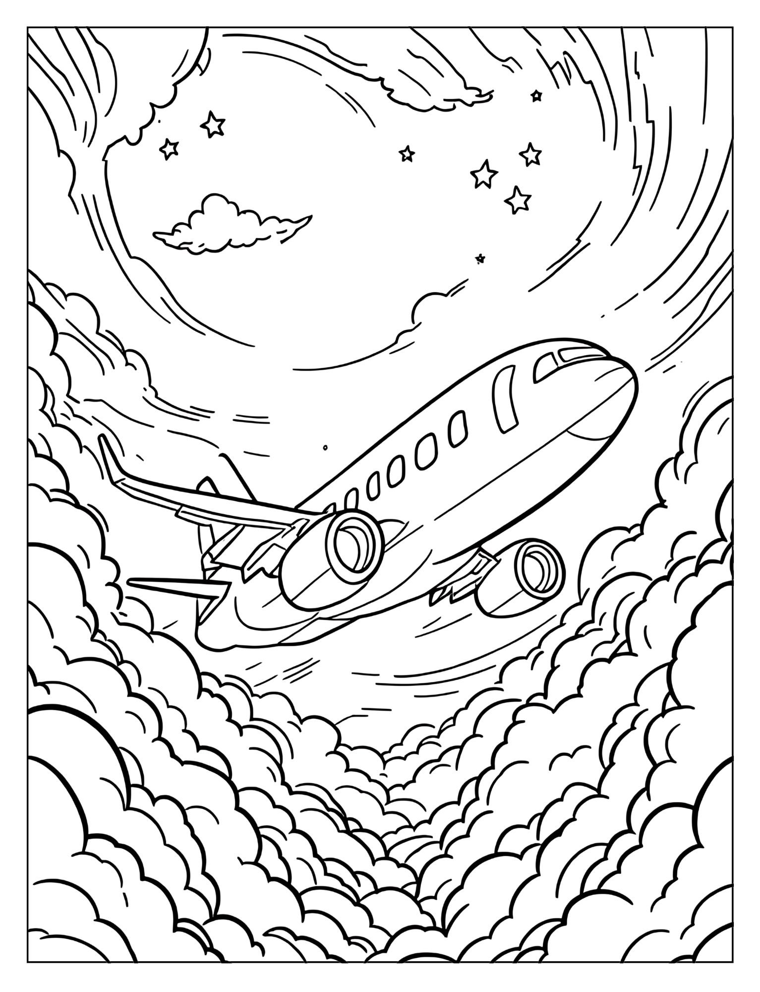 15 Airplane Coloring Pages (Free PDF Printables) - Freentable