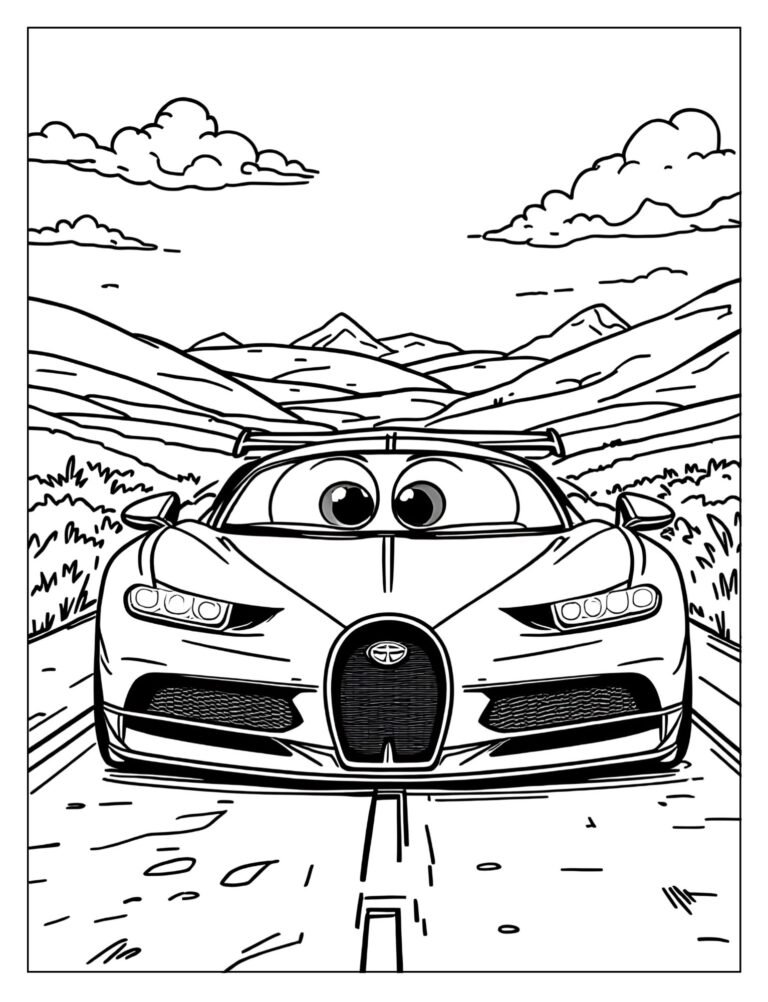 15 Bugatti Coloring Pages (Free PDF Printables) - Freentable