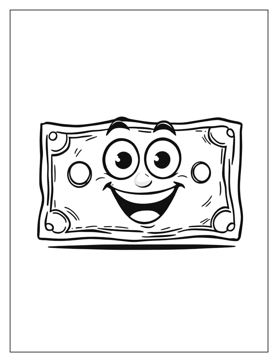 15 Free Dollar Bill Coloring Pages (PDF Printables) - Freentable