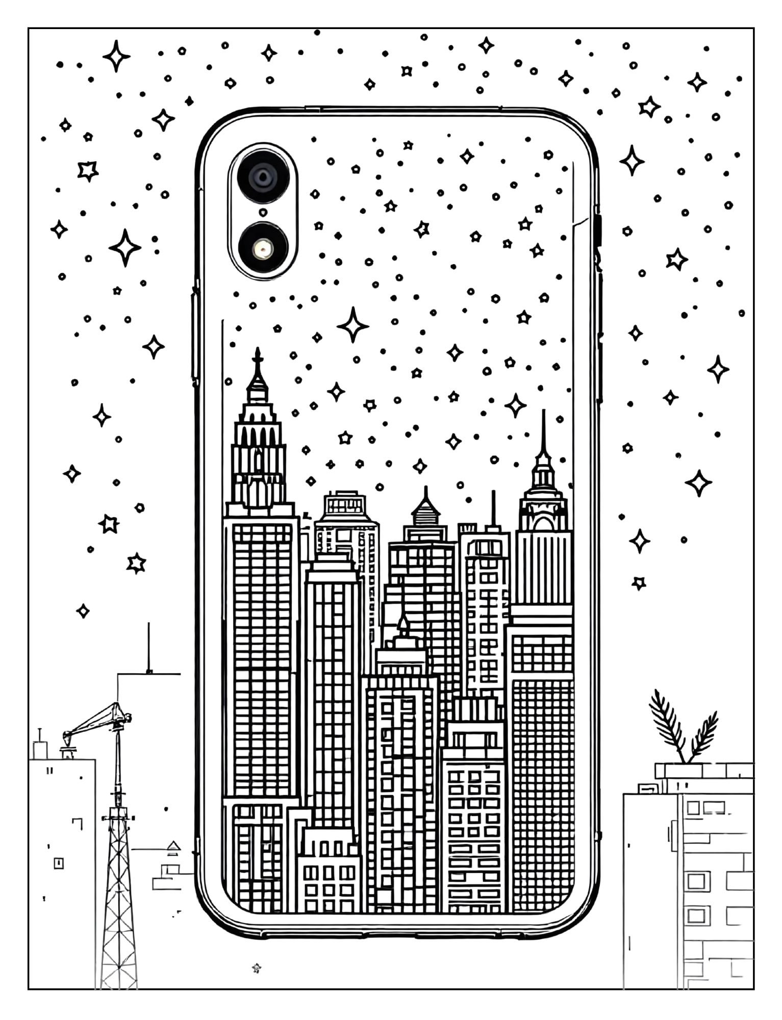 15 Free Phone Case Coloring Pages (PDF Printables) - Freentable