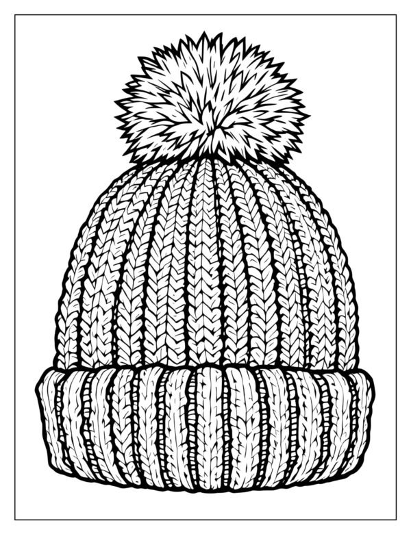 15 Free Winter Hat Coloring Pages (PDF Printables) - Freentable
