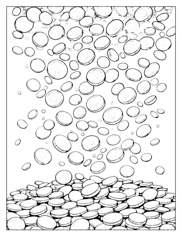 15 Free Coin Coloring Pages (PDF Printables) - Freentable