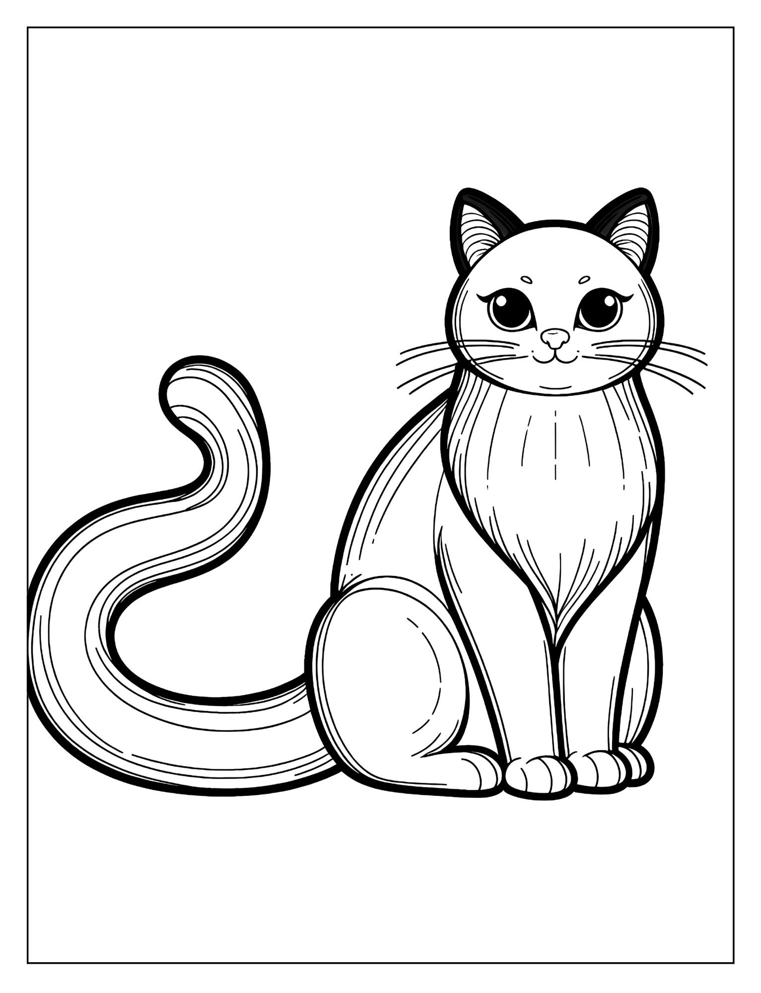 15 Cat Coloring Pages (Free PDF Printables) - Freentable