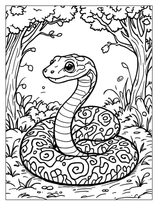 15 Free Ball Python Coloring Pages (PDF Printables) - Freentable