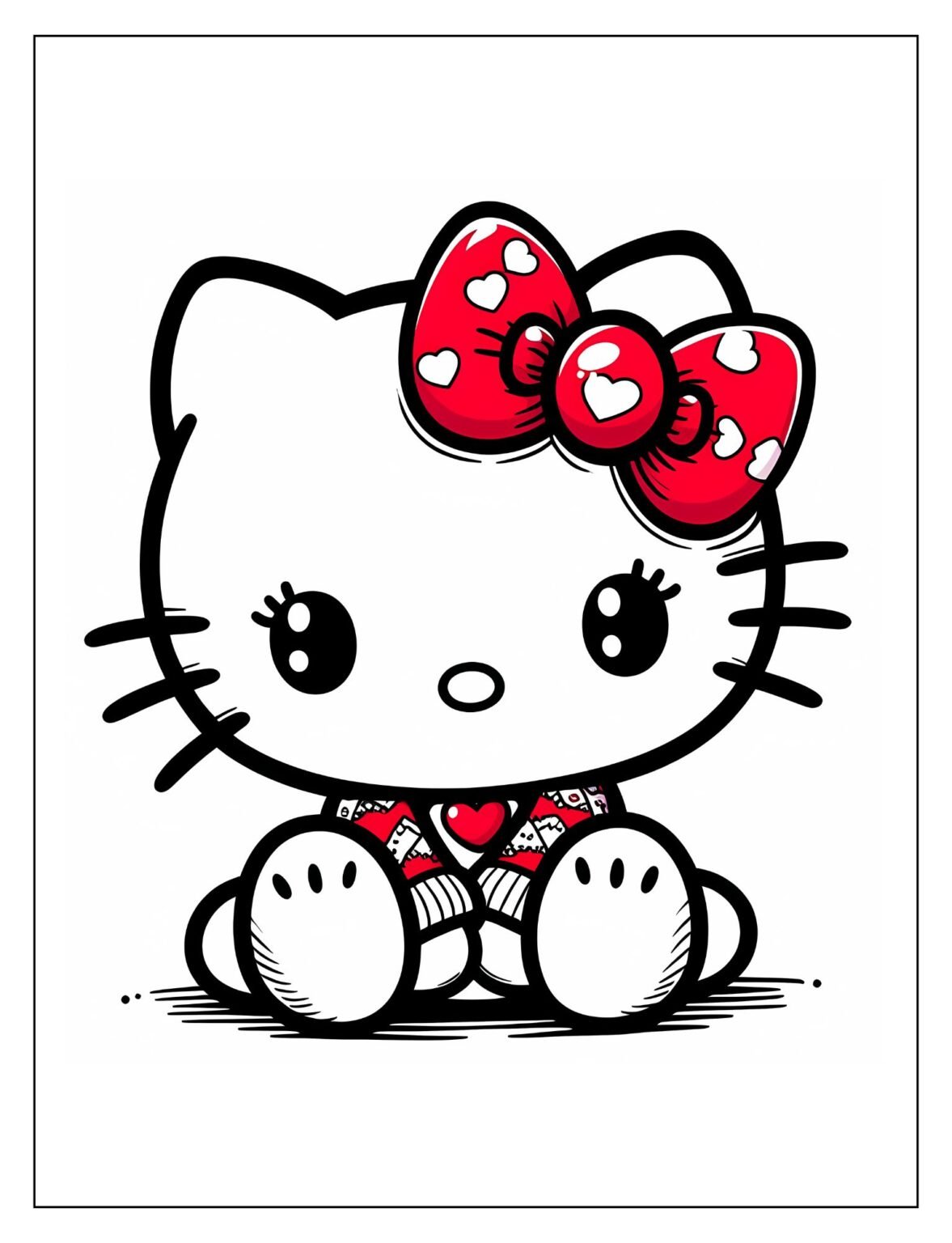 30 Hello Kitty Coloring Pages: Free PDF Printables [2025] - Freentable