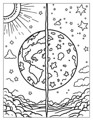 15 Free 7 Days of Creation Coloring Pages (PDF Printables) - Freentable