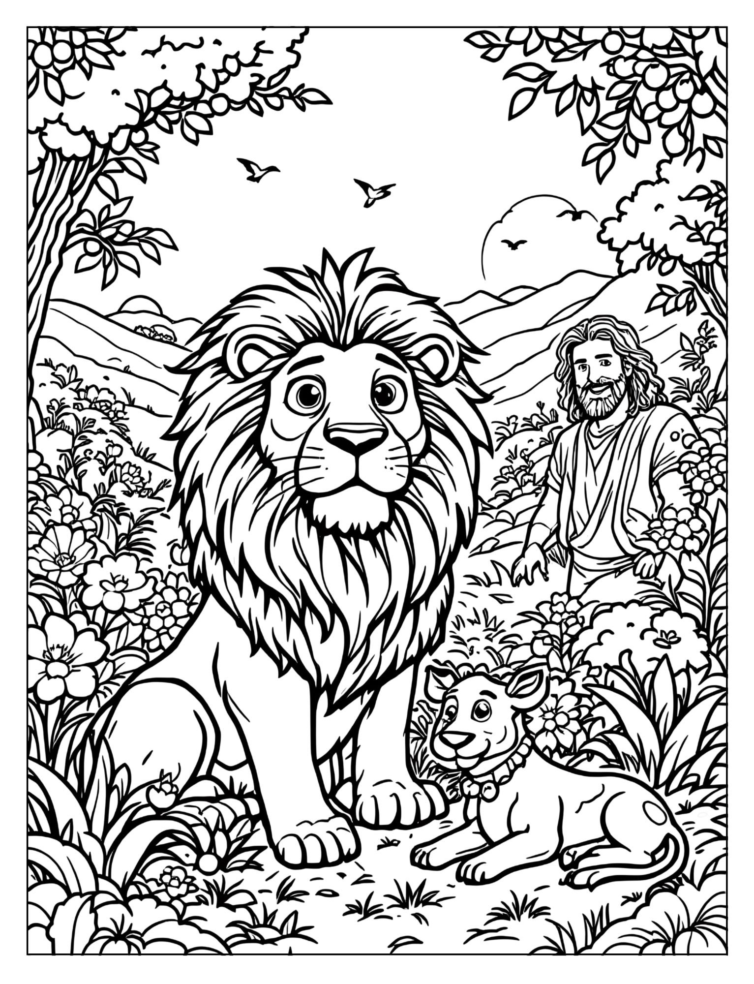 15 Free 7 Days of Creation Coloring Pages (PDF Printables) - Freentable