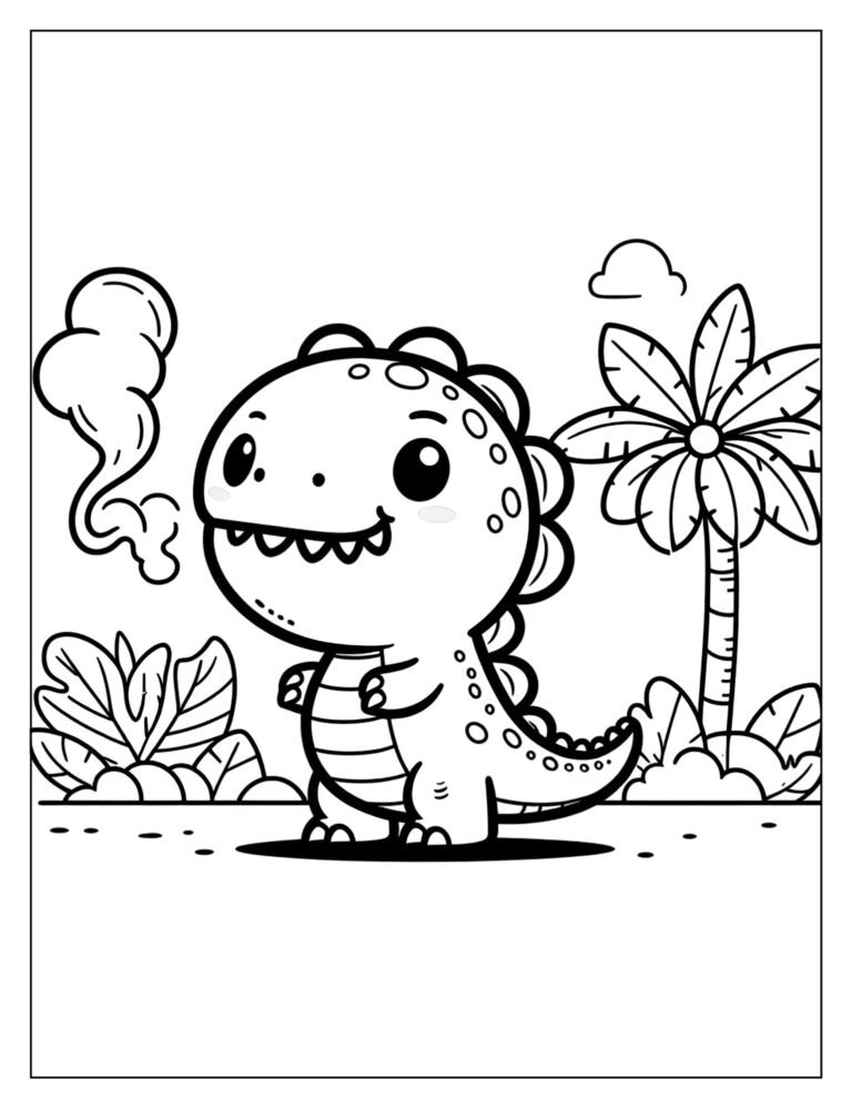 17 Dinosaur Coloring Pages – Free Designs for a Prehistoric Adventure ...