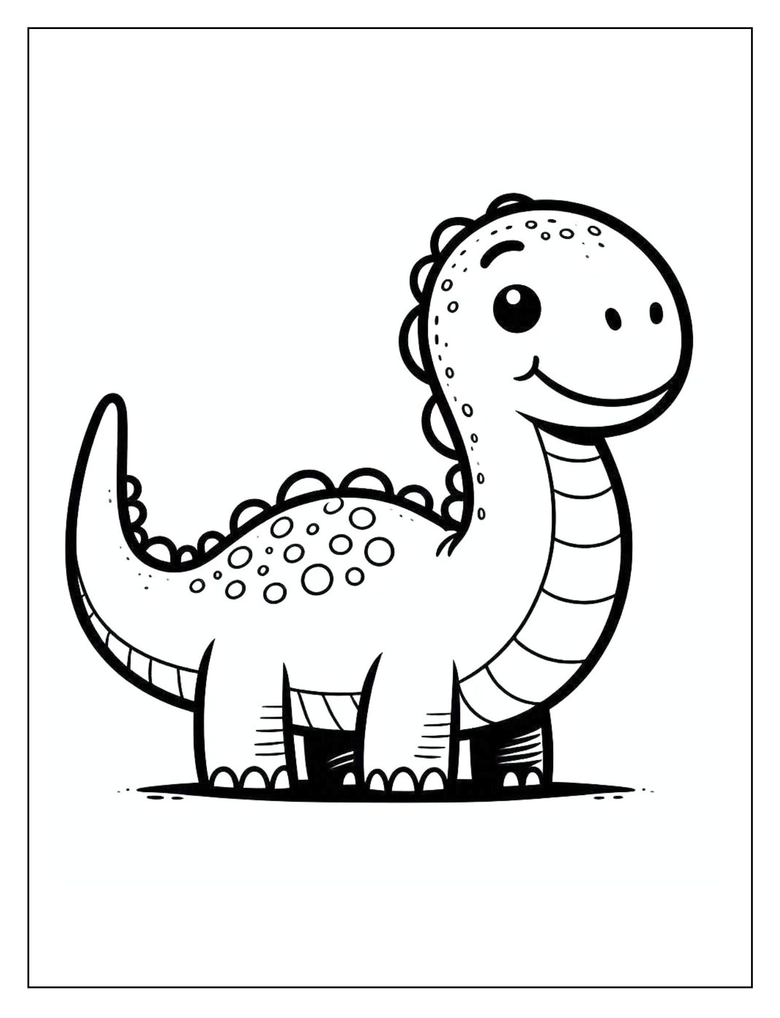 17 Dinosaur Coloring Pages – Free Designs for a Prehistoric Adventure ...