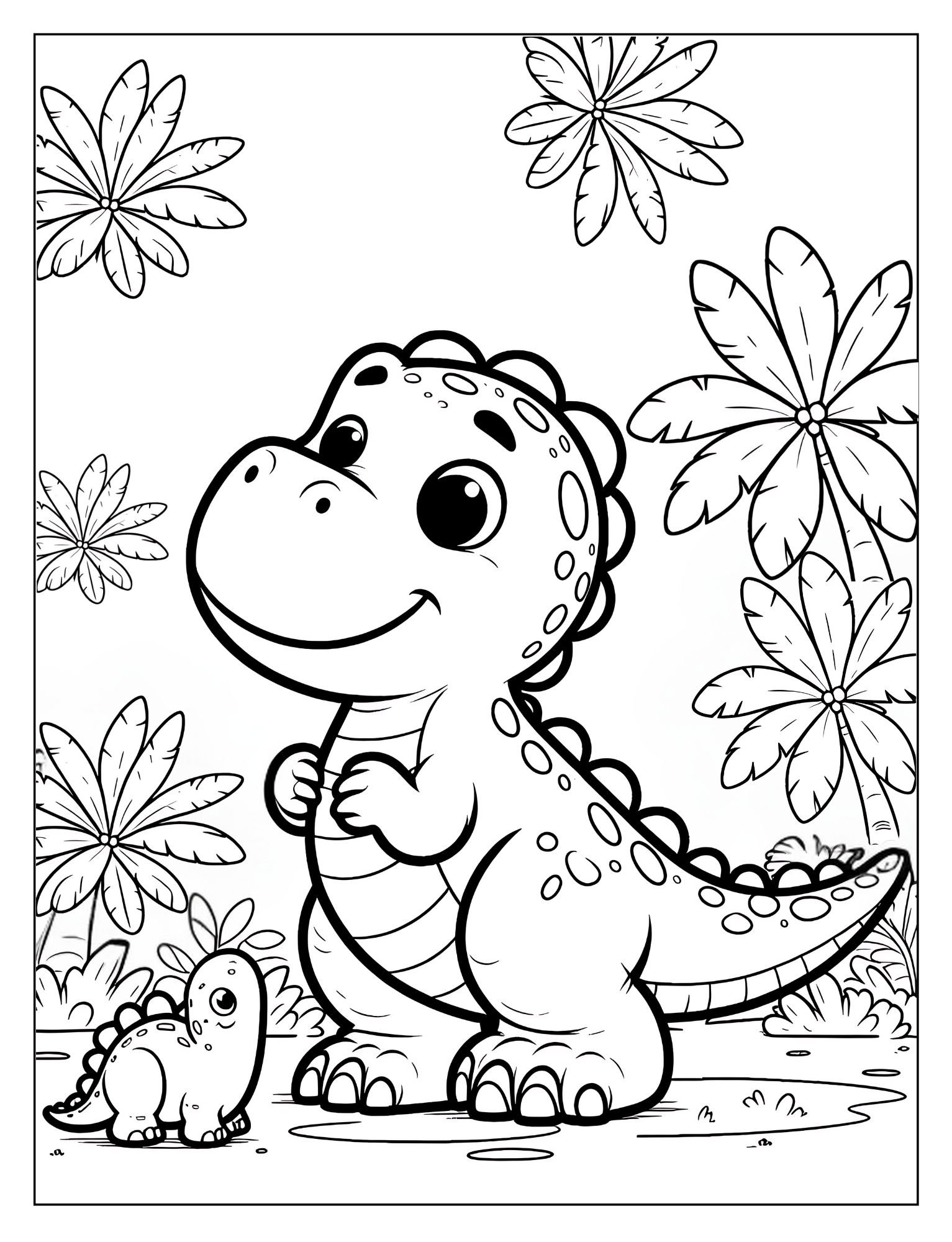 17 Dinosaur Coloring Pages – Free Designs for a Prehistoric Adventure ...
