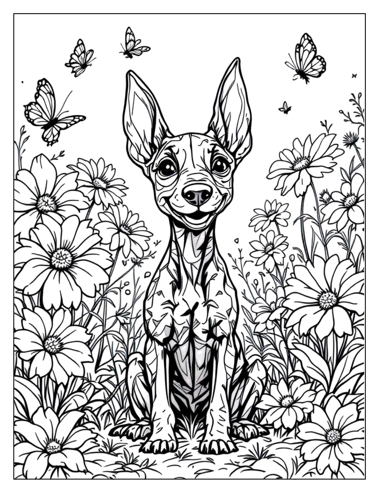 Doberman Coloring Pages – 16 Free Printable Designs for Dog Lovers ...