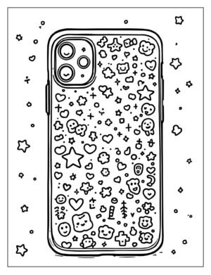 15 Free Phone Case Coloring Pages (PDF Printables) - Freentable