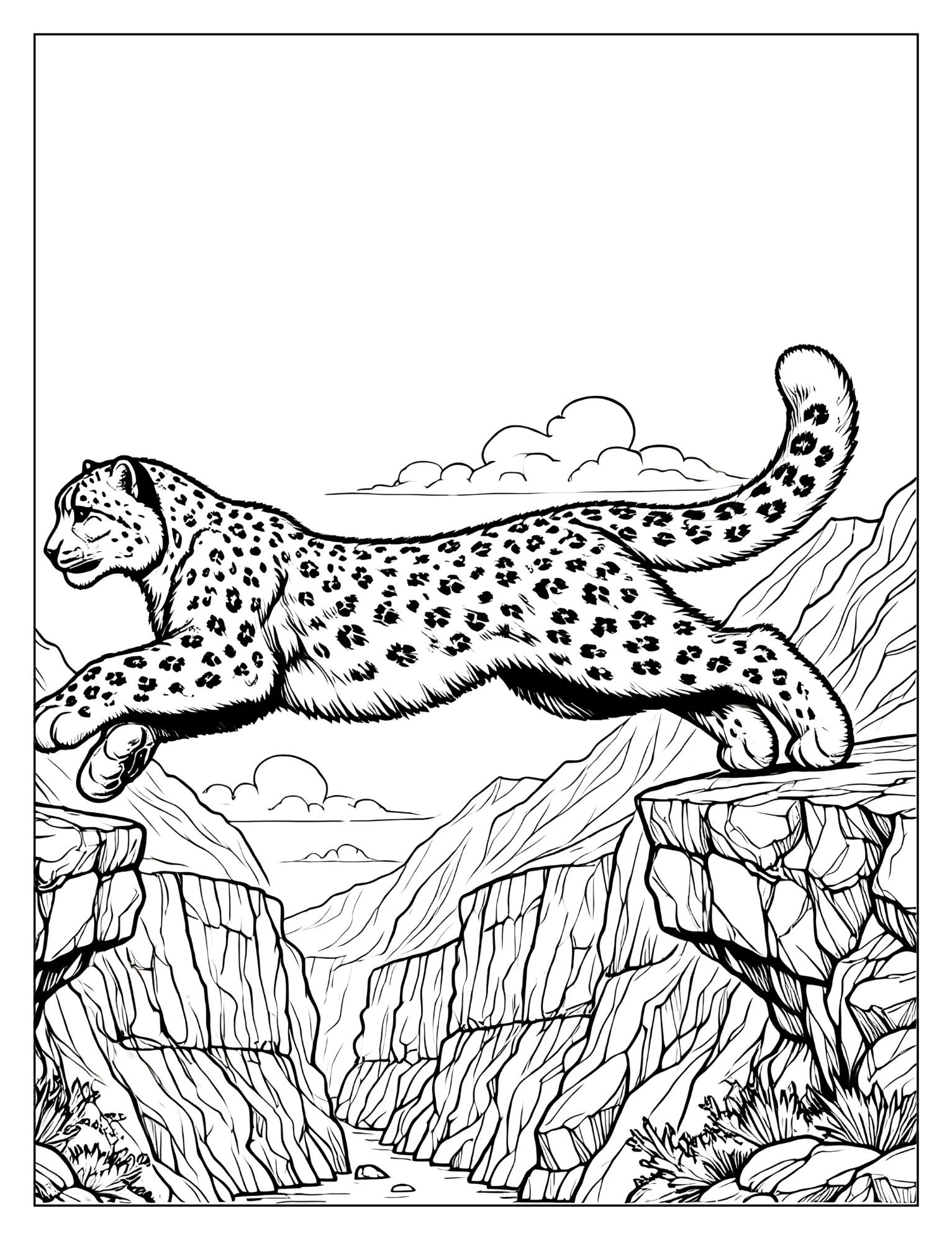 15 Snow Leopard Coloring Pages [ Free PDF Printables ] - Freentable