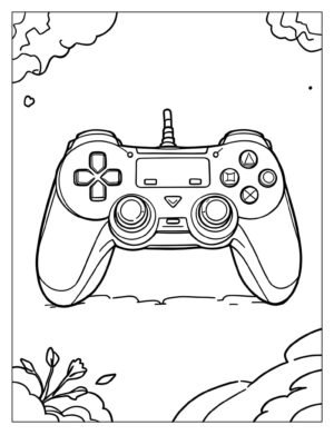 15 Free PS5 Controller Coloring Pages (PDF Printables) - Freentable