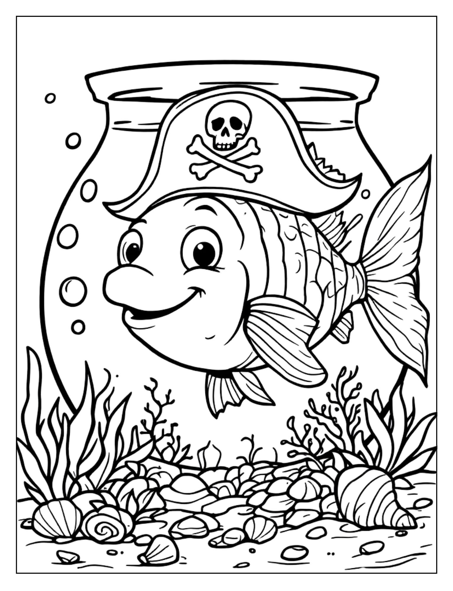 15 Free Fish Aquarium Coloring Pages (PDF Printables) - Freentable