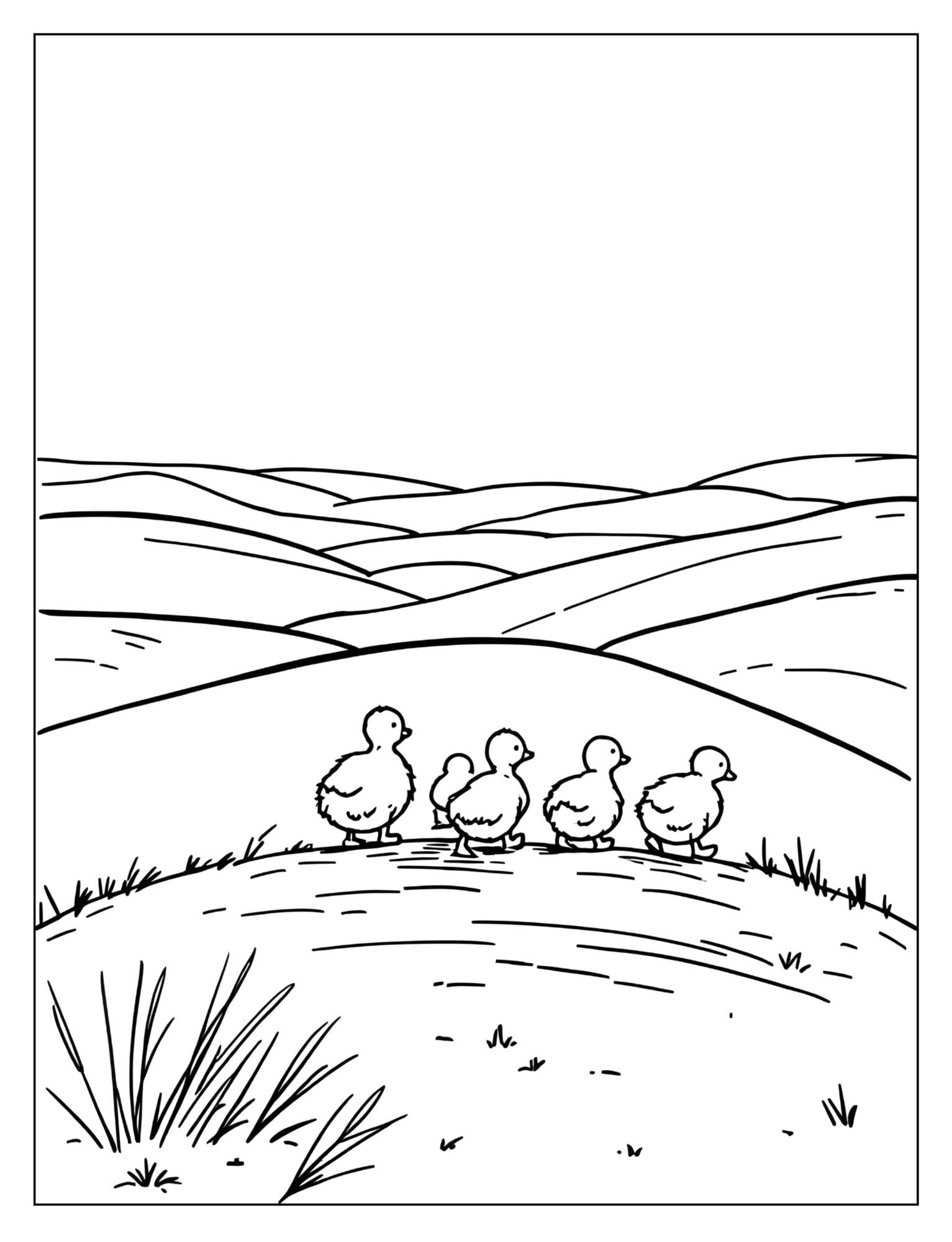 15 Free Five Little Ducks Coloring Pages (PDF Printables) - Freentable