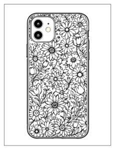 15 Free Phone Case Coloring Pages (PDF Printables) - Freentable