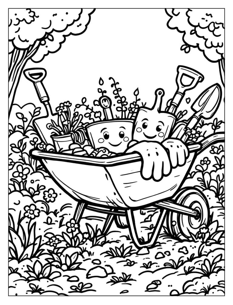 15 Free Grow a Garden Coloring Pages (PDF Printable) - Freentable