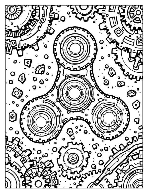 15 Free Fidget Spinner Coloring Pages (PDF Printables) - Freentable