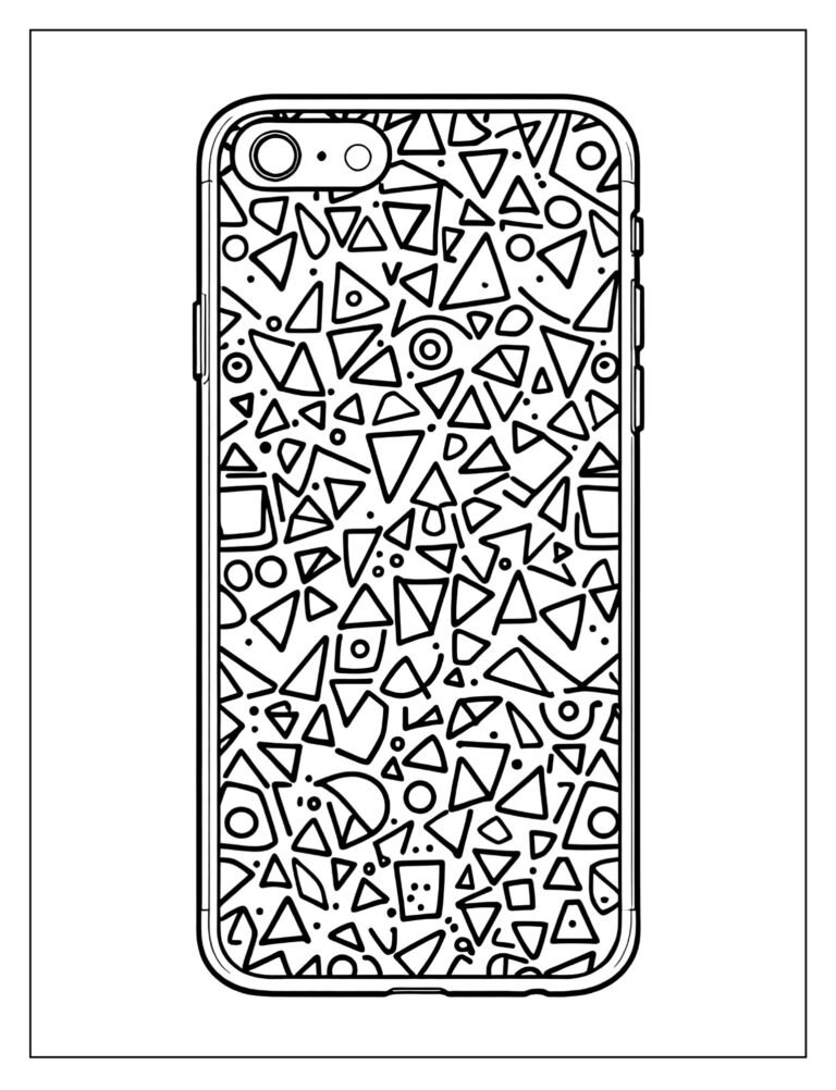 15 Free Phone Case Coloring Pages (PDF Printables) - Freentable