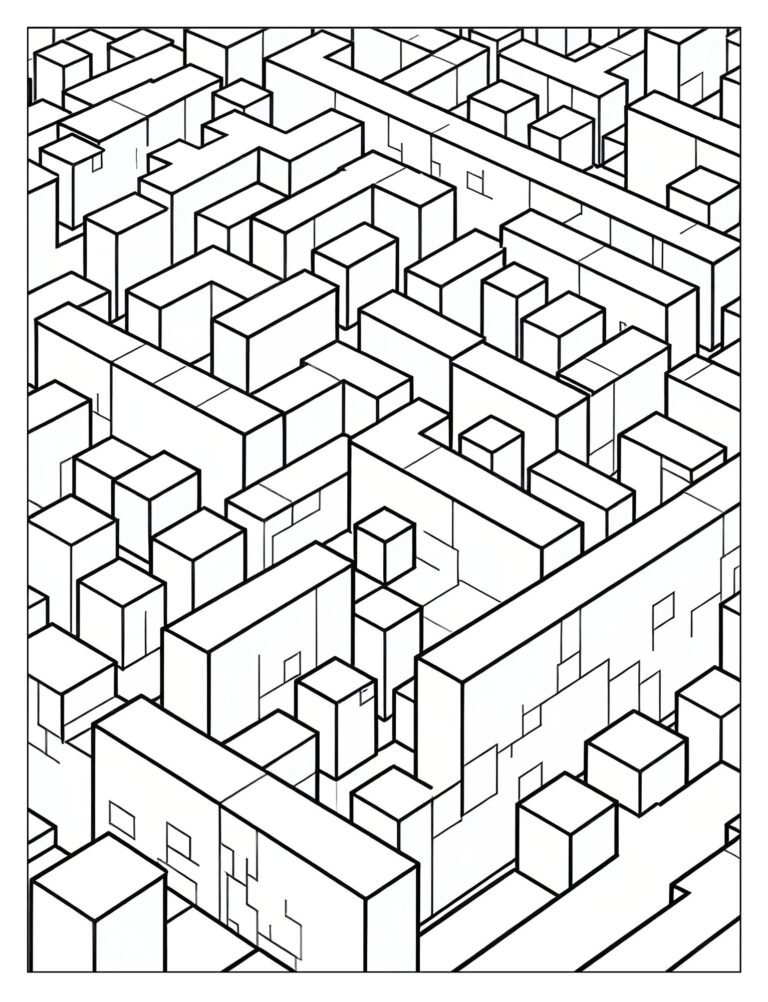 15 Free Geometry Dash Coloring Pages (PDF Printables) - Freentable