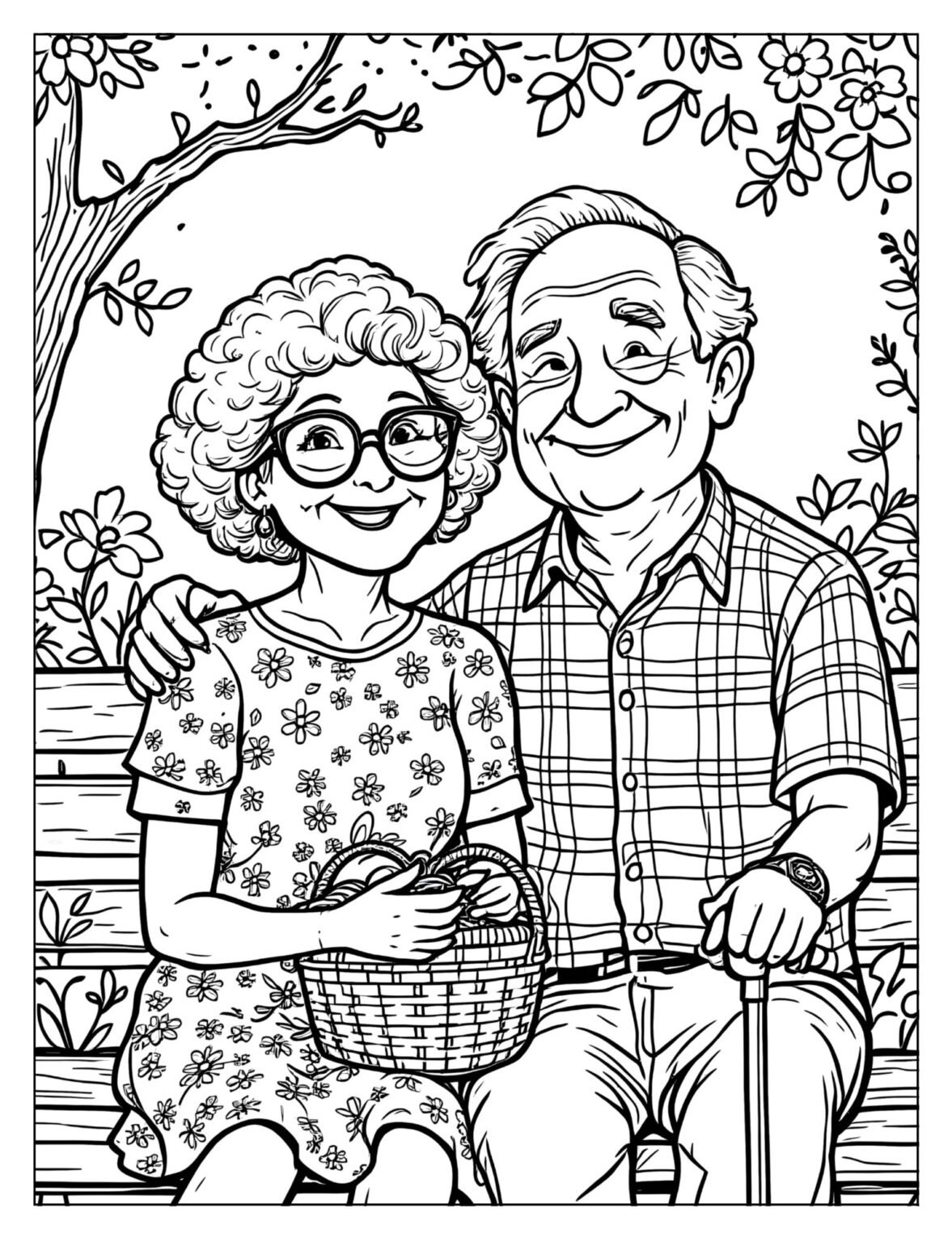15 Free Grandparents Day Coloring Pages (PDF Printables) - Freentable