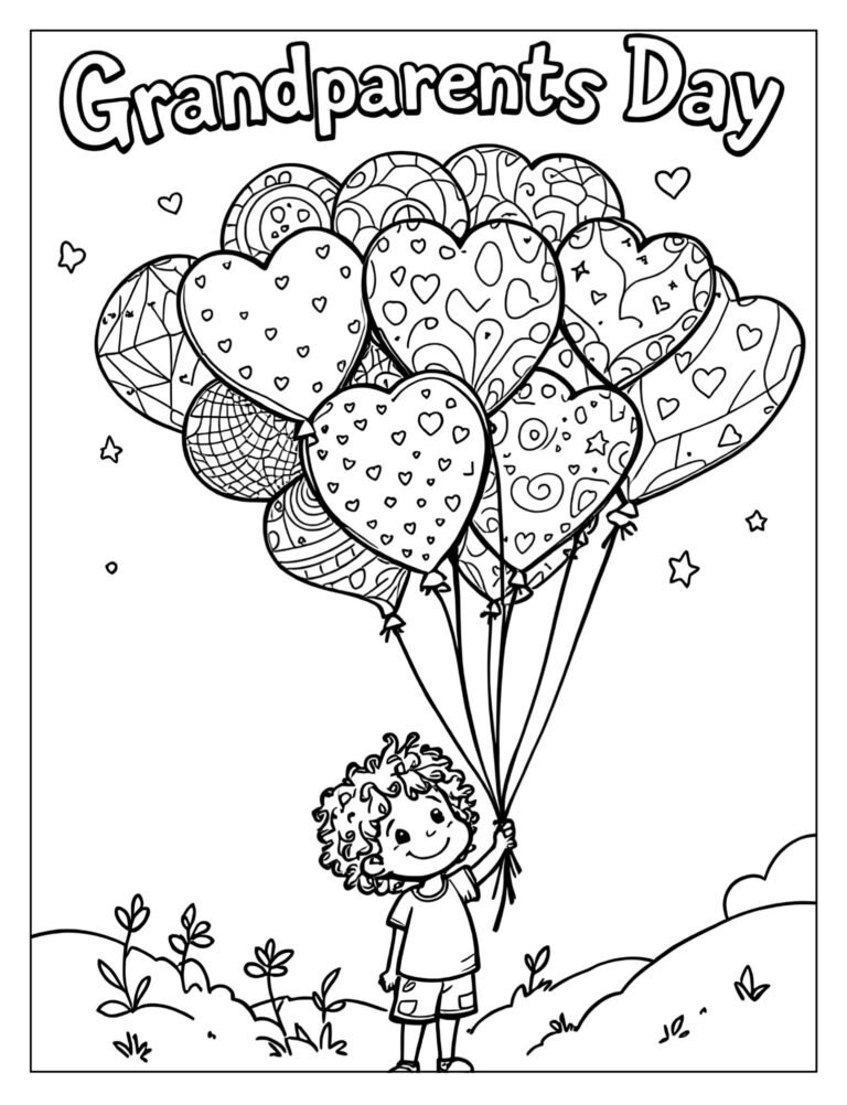 15 Free Grandparents Day Coloring Pages (PDF Printables) - Freentable