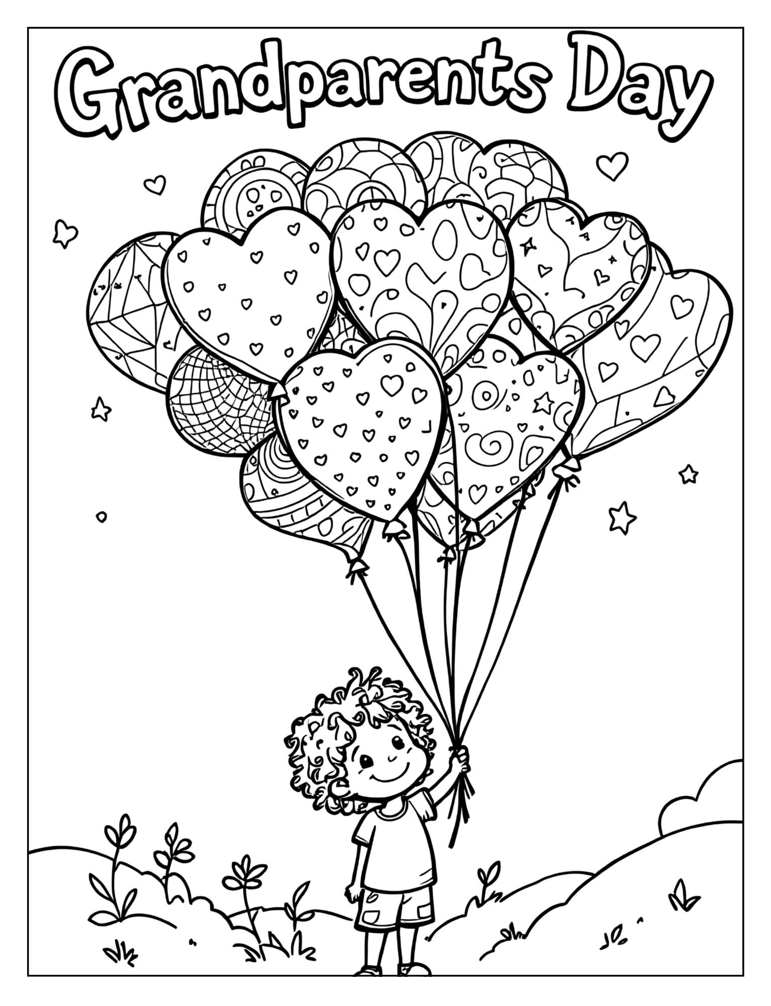 15 Free Grandparents Day Coloring Pages (PDF Printables) - Freentable
