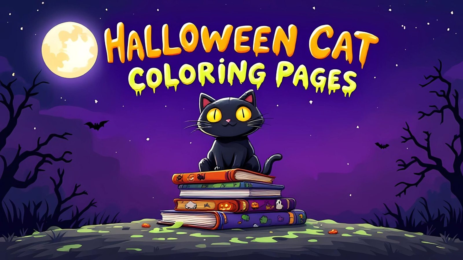 17 Halloween Cat Coloring Pages (Free PDF Printables) - Freentable