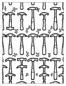 15 Free Hammer Coloring Pages (PDF Printables) - Freentable