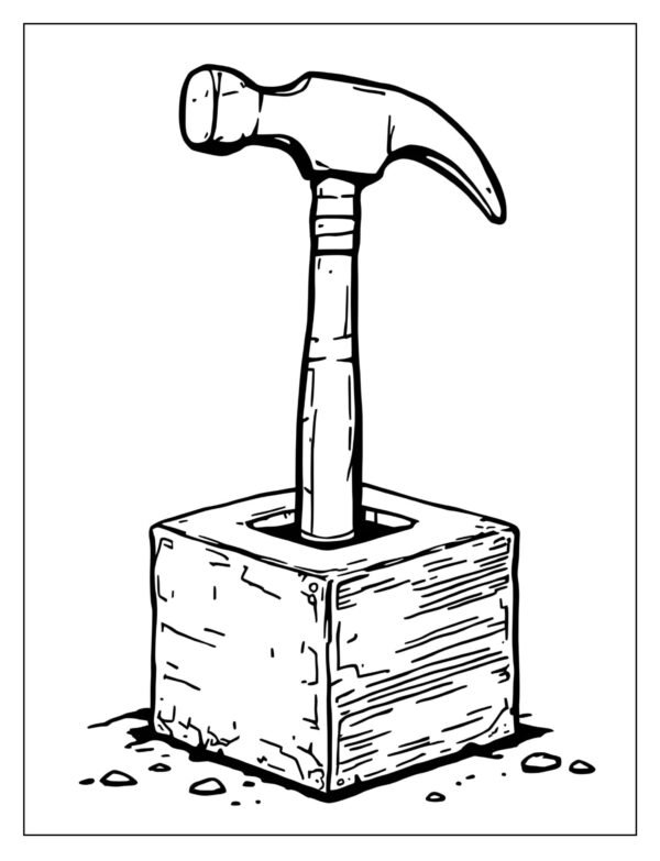 15 Free Hammer Coloring Pages (PDF Printables) - Freentable