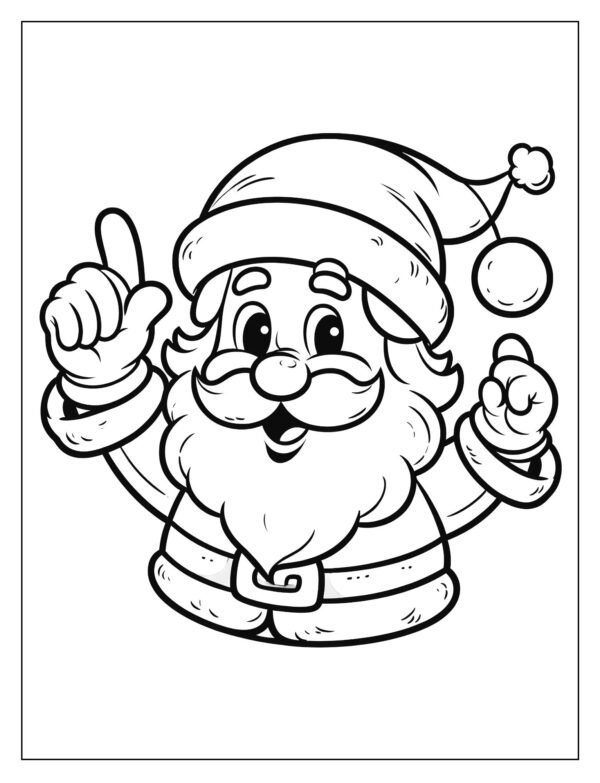 Santa Claus Coloring Pages – 47 Free Designs for Festive Fun! - Freentable