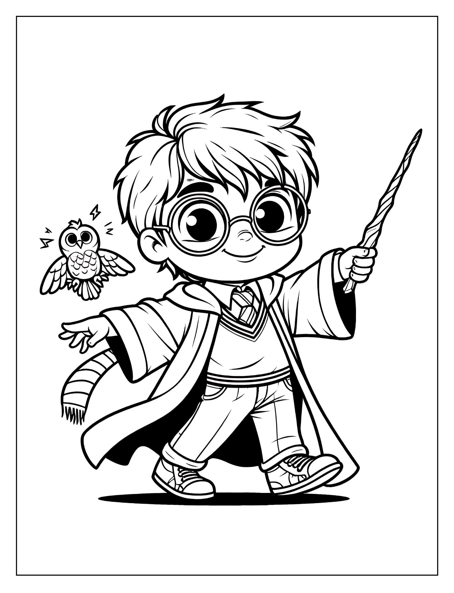 Harry Potter Coloring Pages – 14 Free Printables for Wizards and ...
