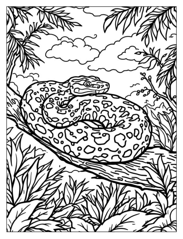 15 Free Ball Python Coloring Pages (PDF Printables) - Freentable