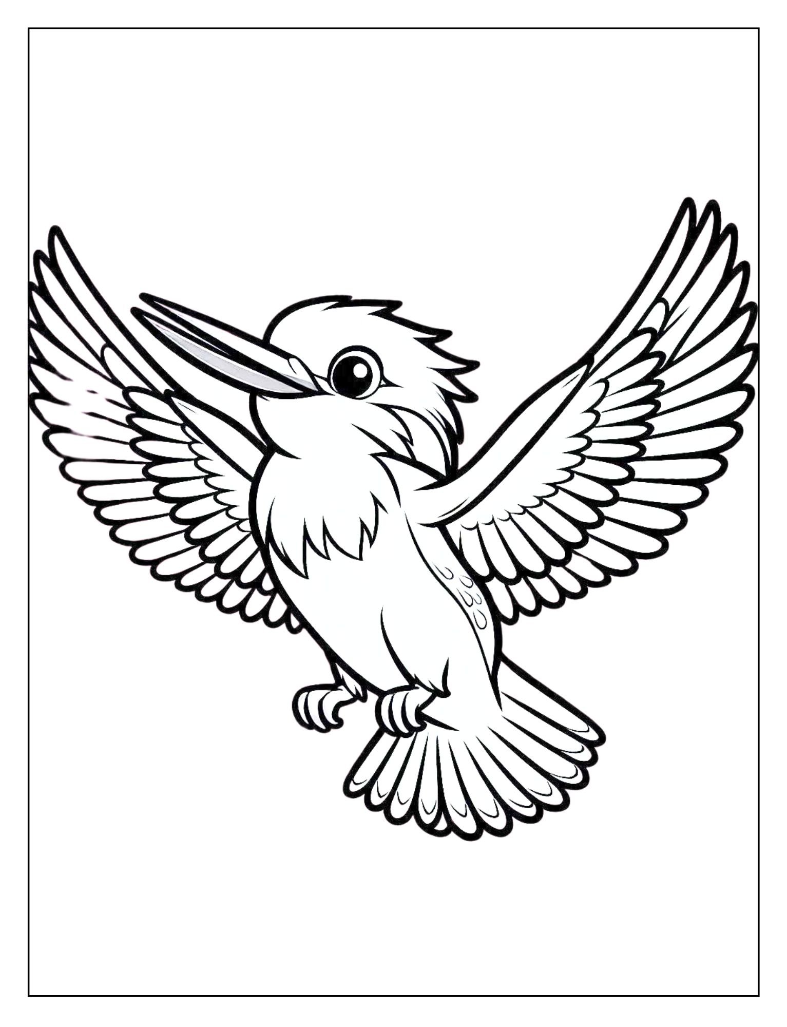 15 Kingfisher Coloring Pages [ Free PDF Printables ] - Freentable