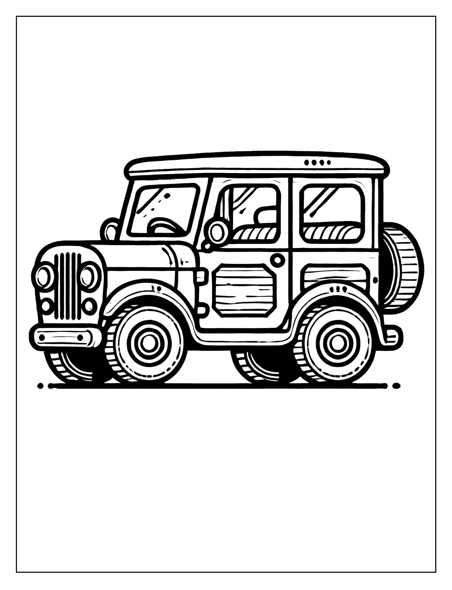 20 Free Car Coloring Pages (PDF Printables) - Freentable
